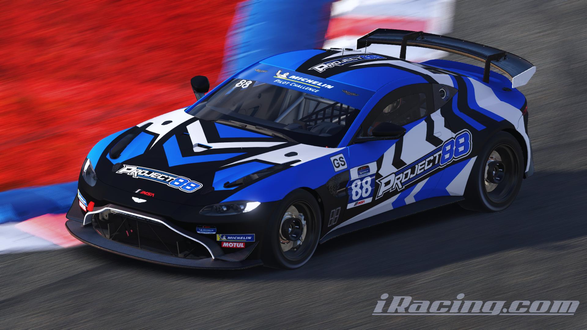 Aston GT4 NEW Project 88 beast livery! by Dan Babic - Trading Paints