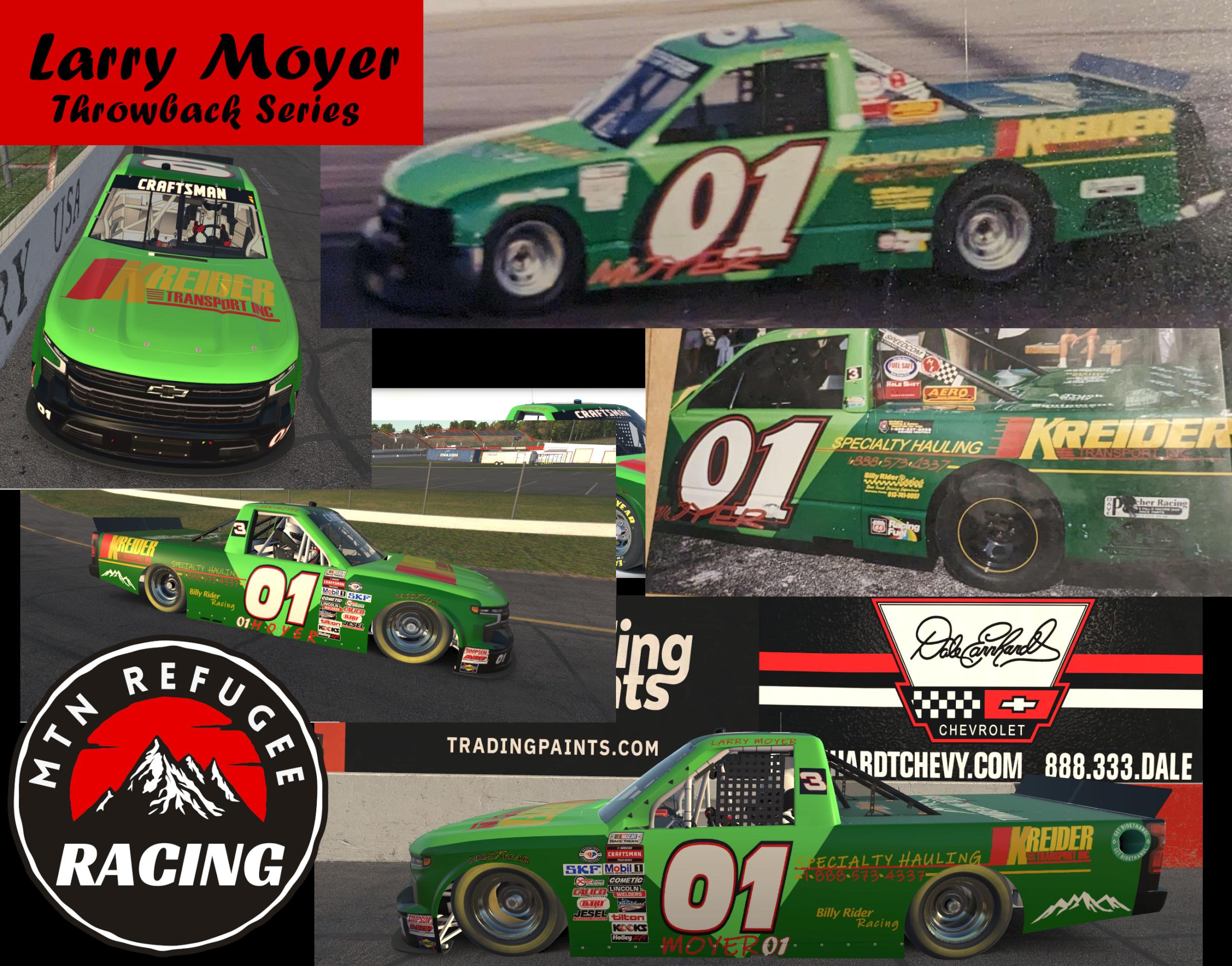 Larry Moyer Throwback Series by Andrew H. - Trading Paints