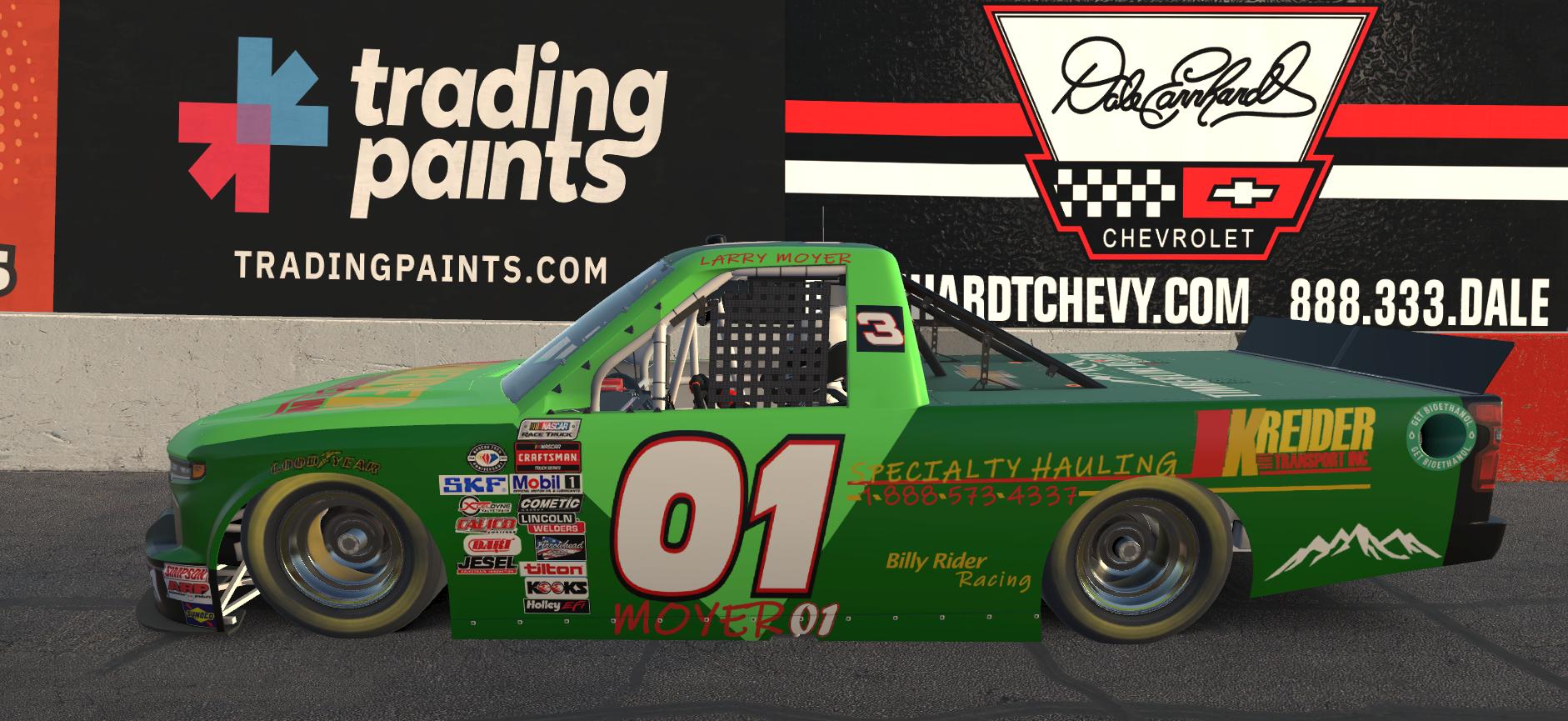 Larry Moyer Throwback Series by Andrew H. - Trading Paints