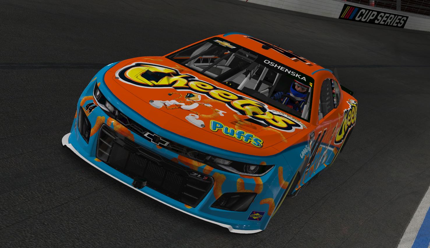 Cheetos Puffs NASCAR Next Gen Camaro by Brian J Oshenska - Trading Paints