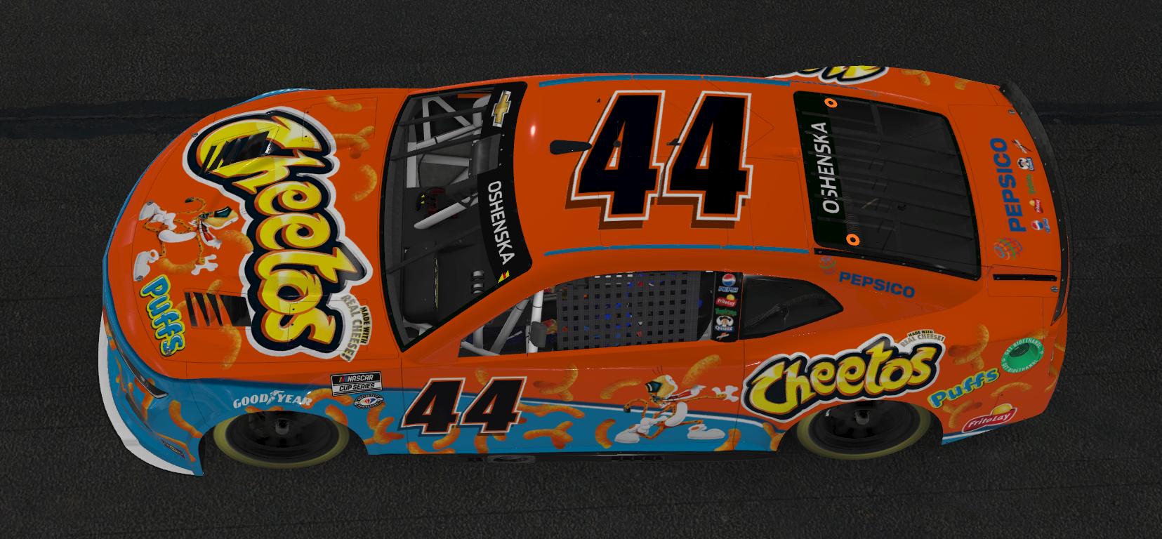Cheetos Puffs NASCAR Next Gen Camaro by Brian J Oshenska - Trading Paints