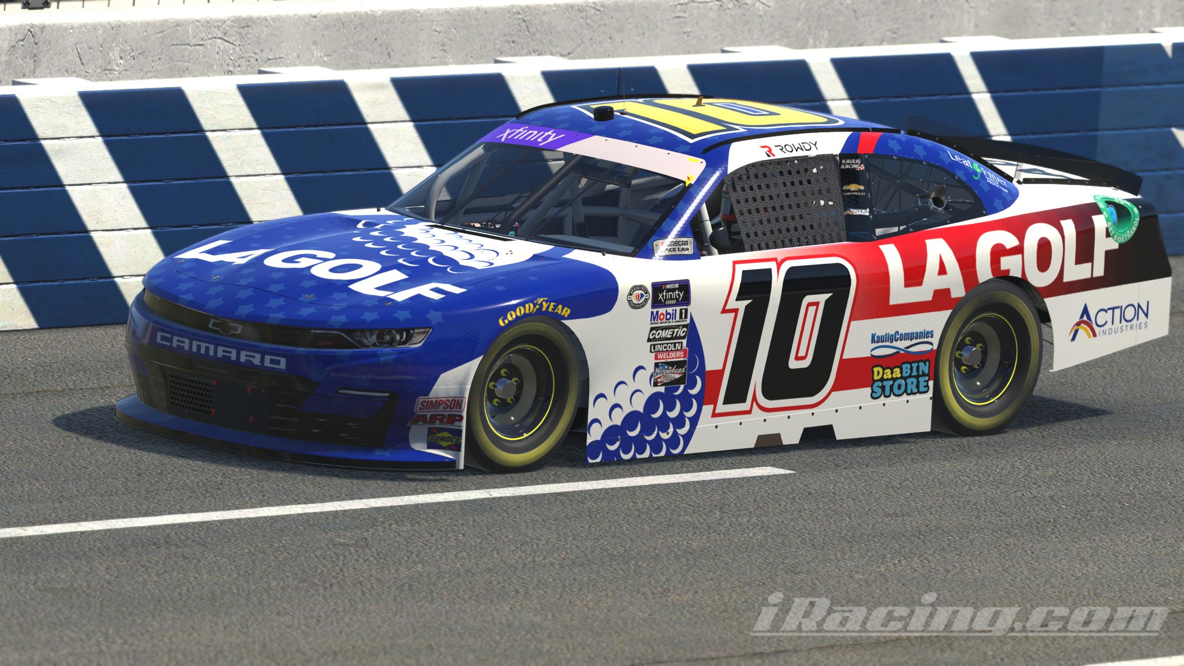 Kyle Busch 2023 LA Golf Patriotic Fictional (Custom #) by Gary Price2 ...