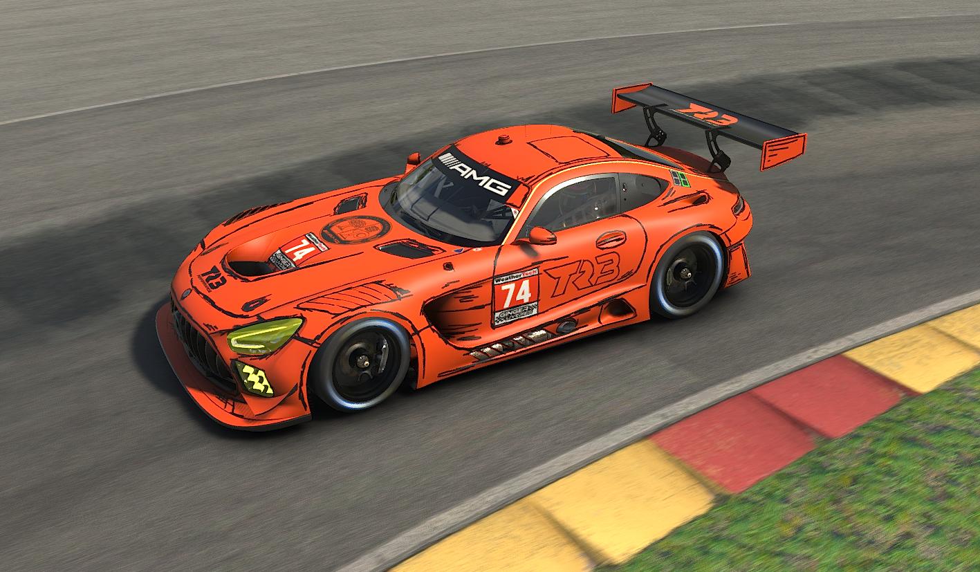 Ginger Liveries - TR3 Orange Sketch by Rick W. - Trading Paints