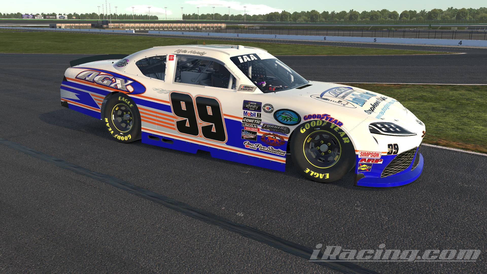 Kyle Hardy Toyota Supra CUSTOM NUMBERS by Randy B. - Trading Paints