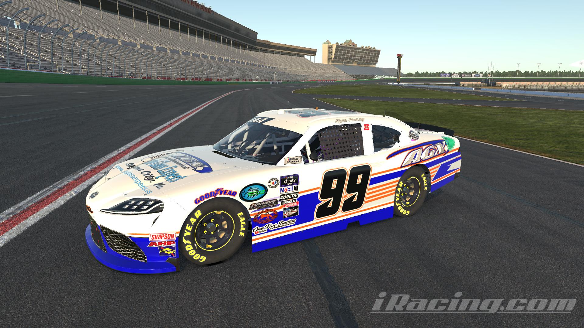 Kyle Hardy Toyota Supra CUSTOM NUMBERS by Randy B. - Trading Paints