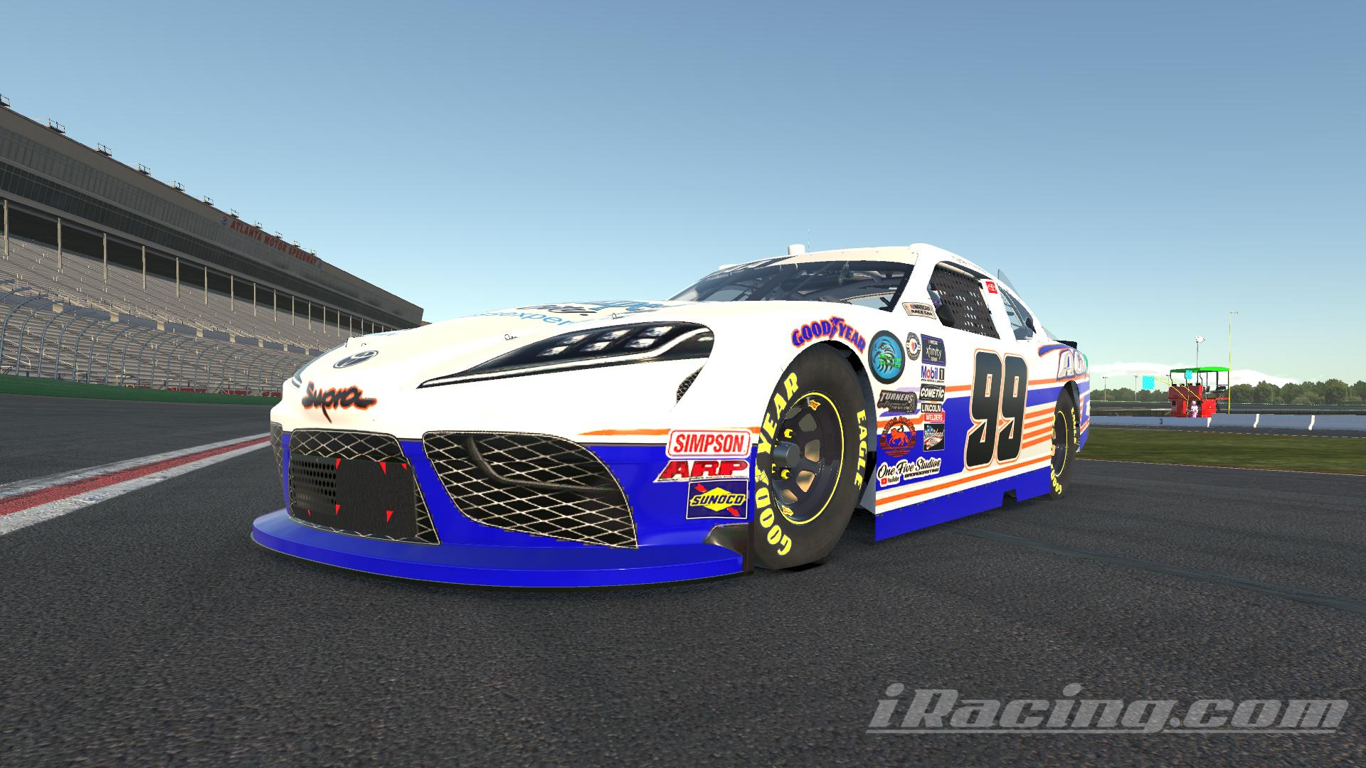 Kyle Hardy Toyota Supra CUSTOM NUMBERS by Randy B. - Trading Paints