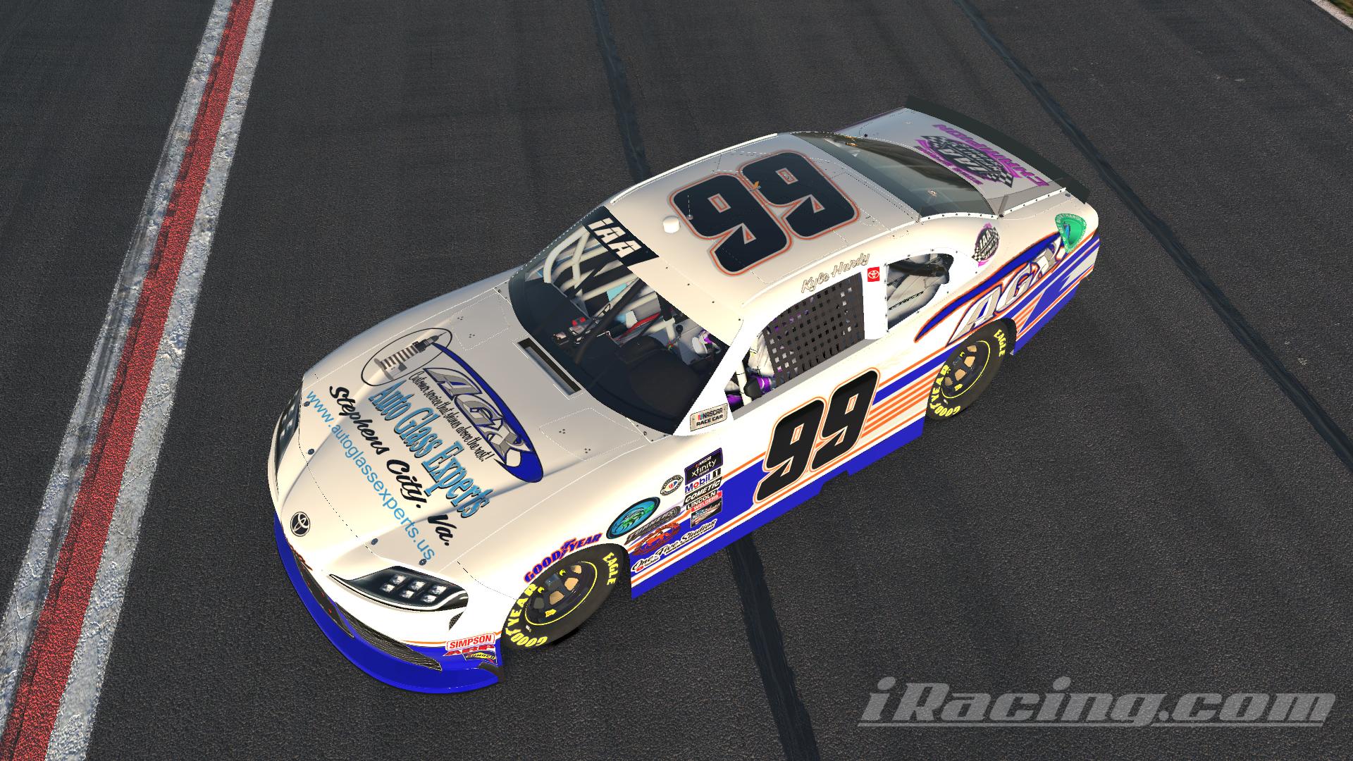 Kyle Hardy Toyota Supra CUSTOM NUMBERS by Randy B. - Trading Paints