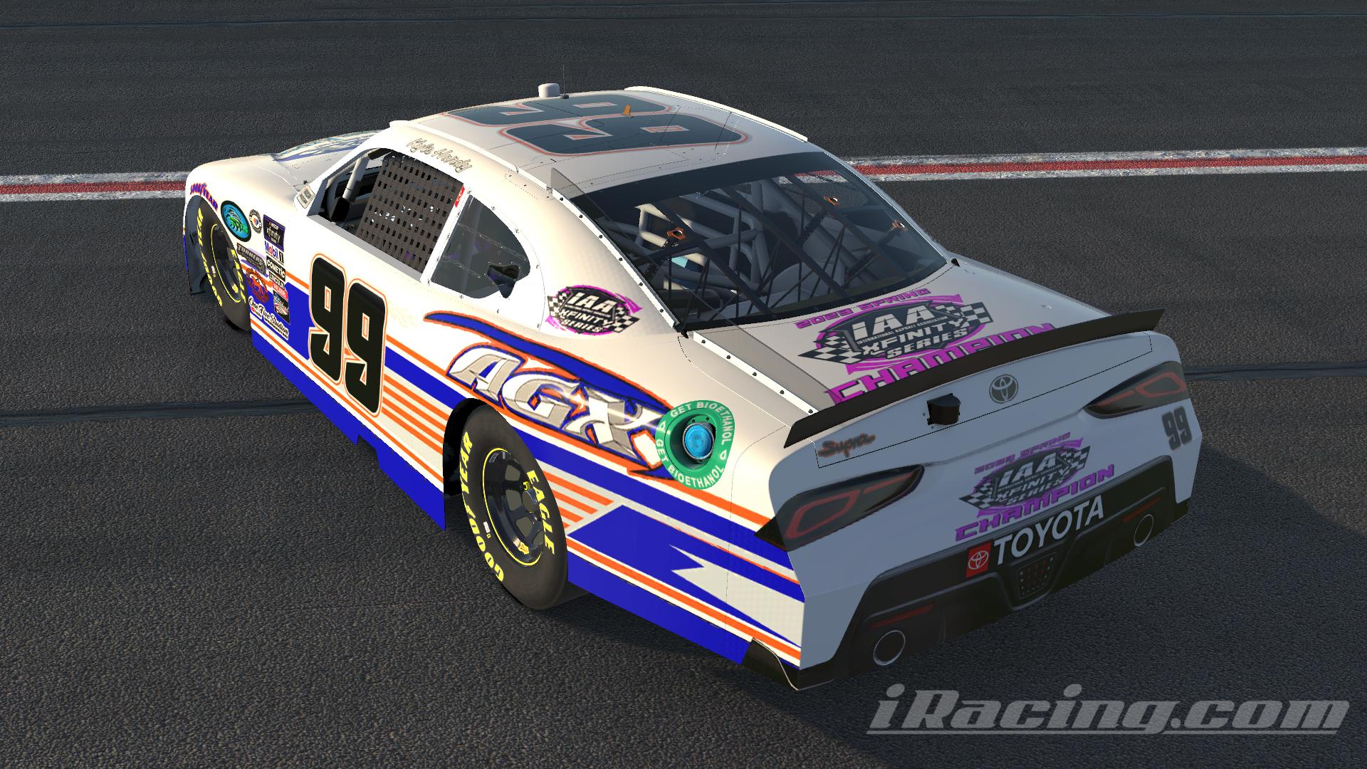 Kyle Hardy Toyota Supra CUSTOM NUMBERS by Randy B. - Trading Paints