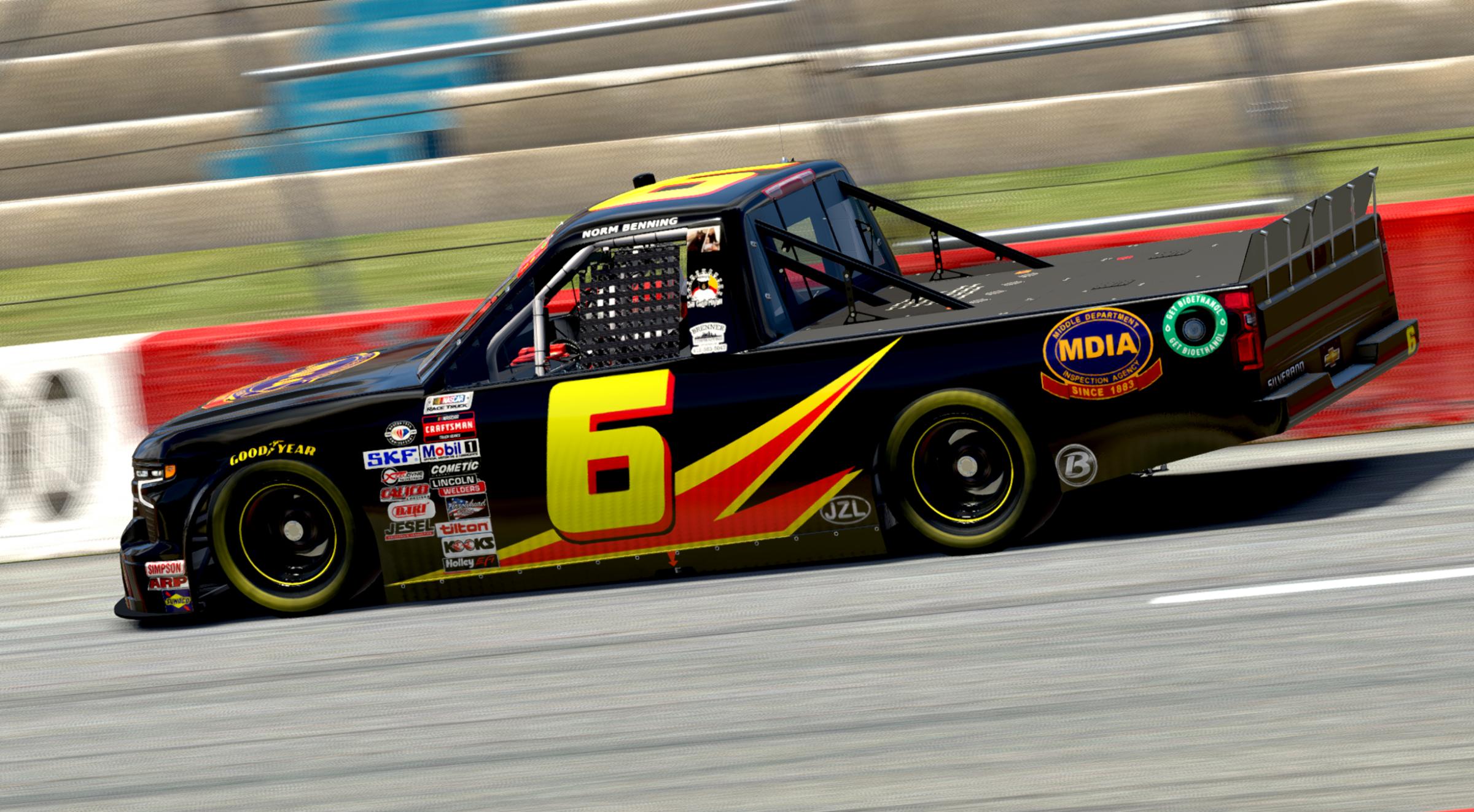 Norm Benning North Wilkesboro 2023 by William Schmitt - Trading Paints