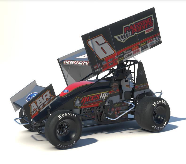 Scott Thomason Sprint Car #6 by Josh Whiteman - Trading Paints