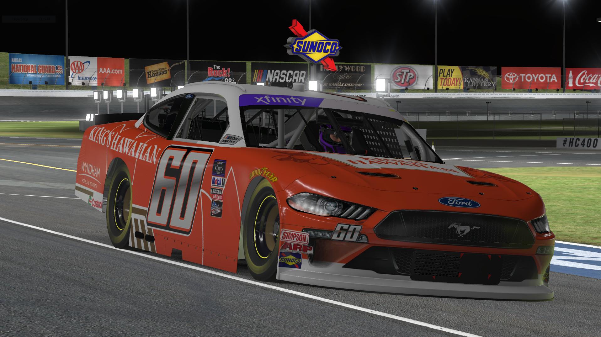 Kaden Honeycutt Kings Hawaiian RFK #60 Xfinity Concept by Jonathan ...