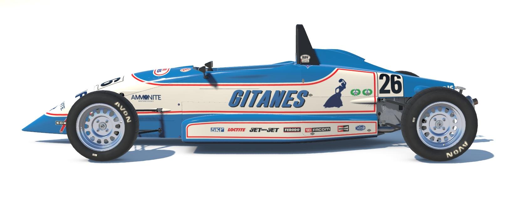Ray FF1600 Gitanes by Don Craig - Trading Paints
