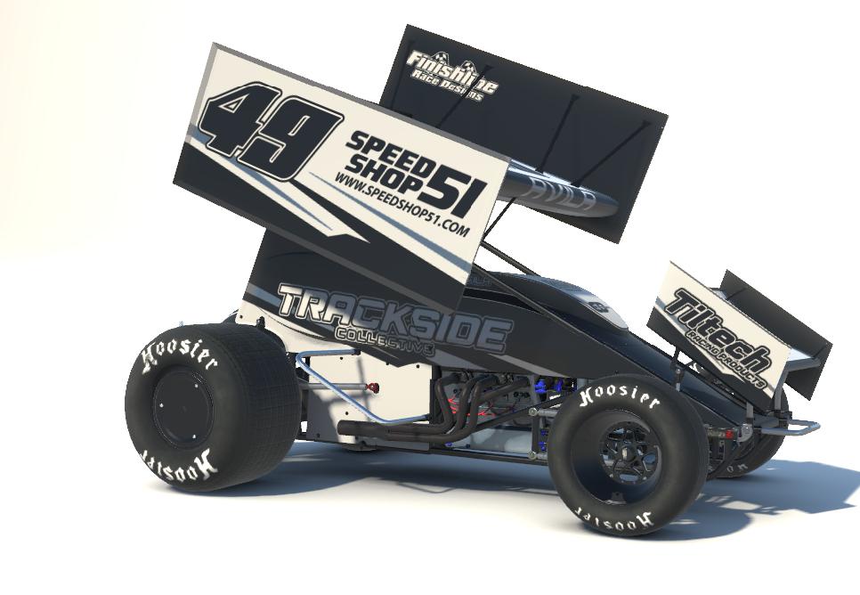 Ryan Avila Sprint Car #49 by Josh Whiteman - Trading Paints