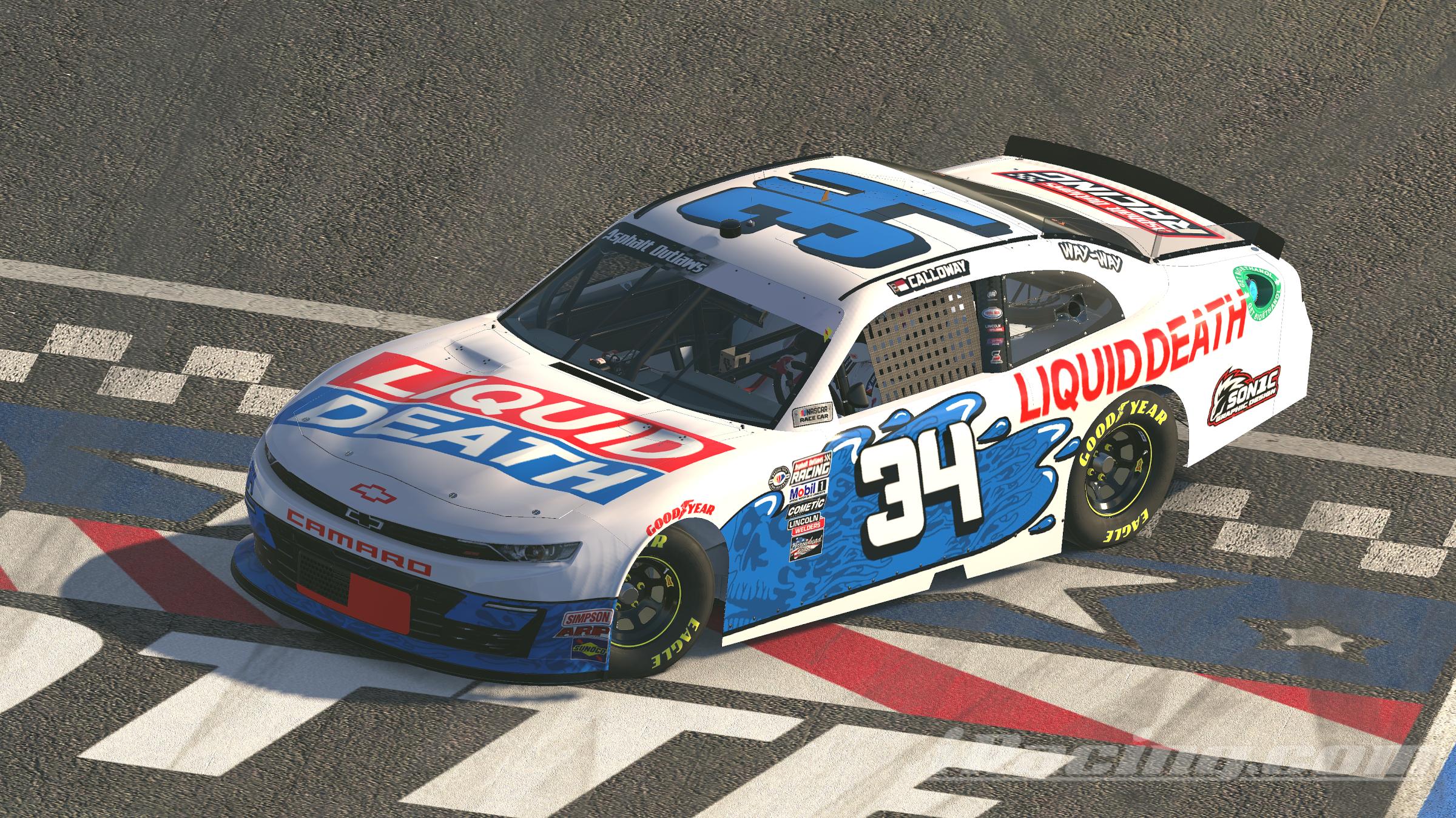 liquid death son1c graphic design by Nathan C. - Trading Paints