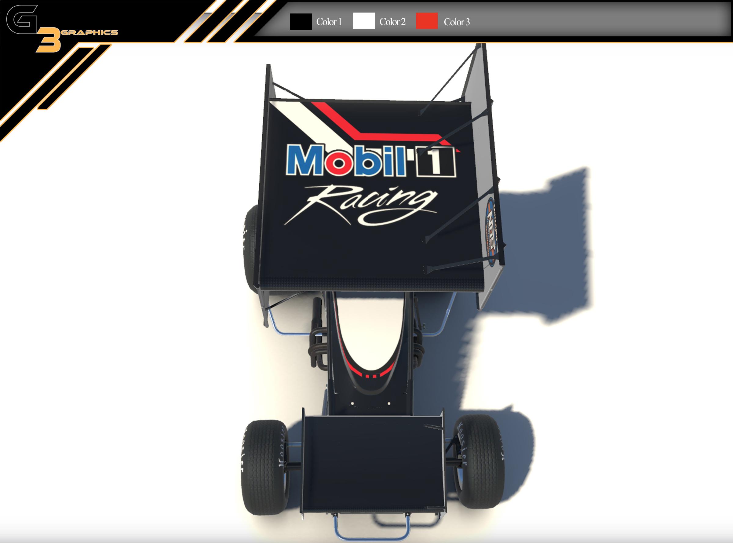 Mobil 1 Sprint Car by Trey J Galgon - Trading Paints
