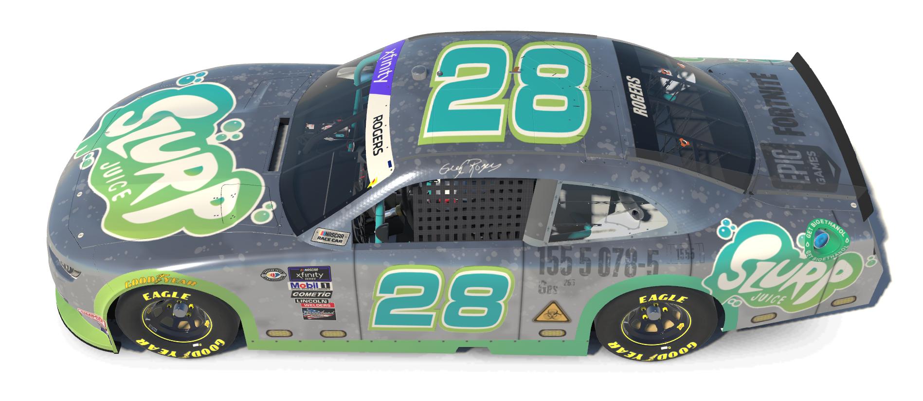 2023 Slurp Juice NASCAR Xfinity Camaro by Greg C Rogers - Trading Paints