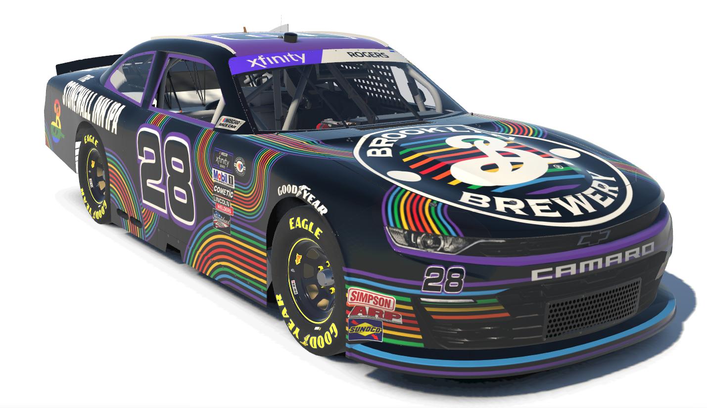 2023 Brooklyn Brewery Stonewall Inn IPA NASCAR Xfinity Camaro by Greg C ...