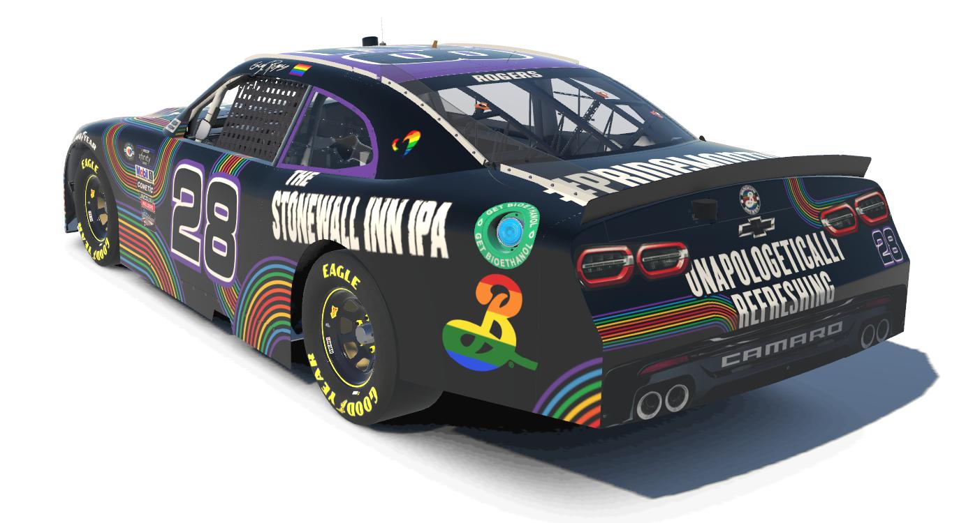 2023 Brooklyn Brewery Stonewall Inn IPA NASCAR Xfinity Camaro by Greg C ...