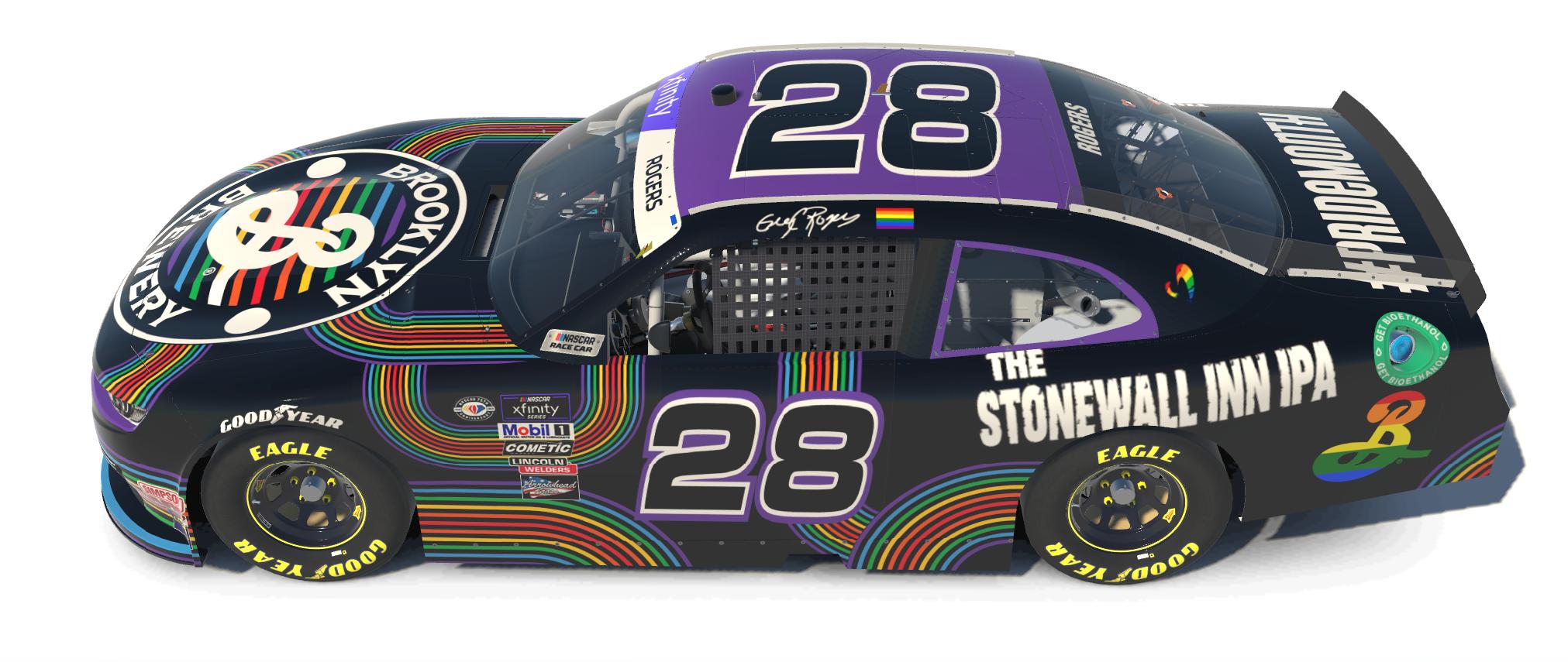 2023 Brooklyn Brewery Stonewall Inn IPA NASCAR Xfinity Camaro by Greg C ...