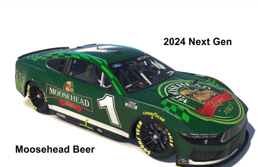 Moosehead Beer 2024 Next Gen Ford Mustang by Michael M. - Trading Paints