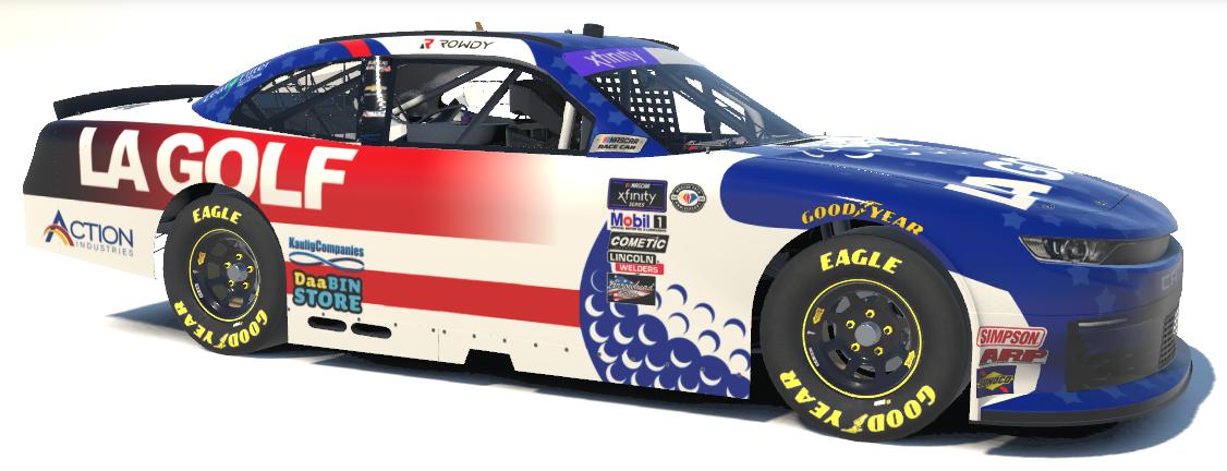 Kyle Busch 2023 LA Golf Patriotic Fictional (Sim #) by Gary Price2 ...
