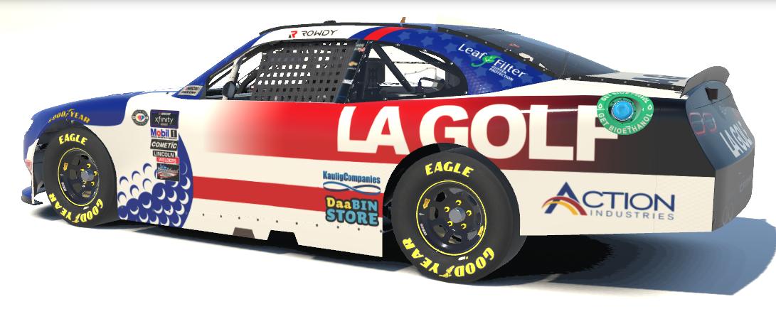 Kyle Busch 2023 LA Golf Patriotic Fictional (Sim #) by Gary P ...