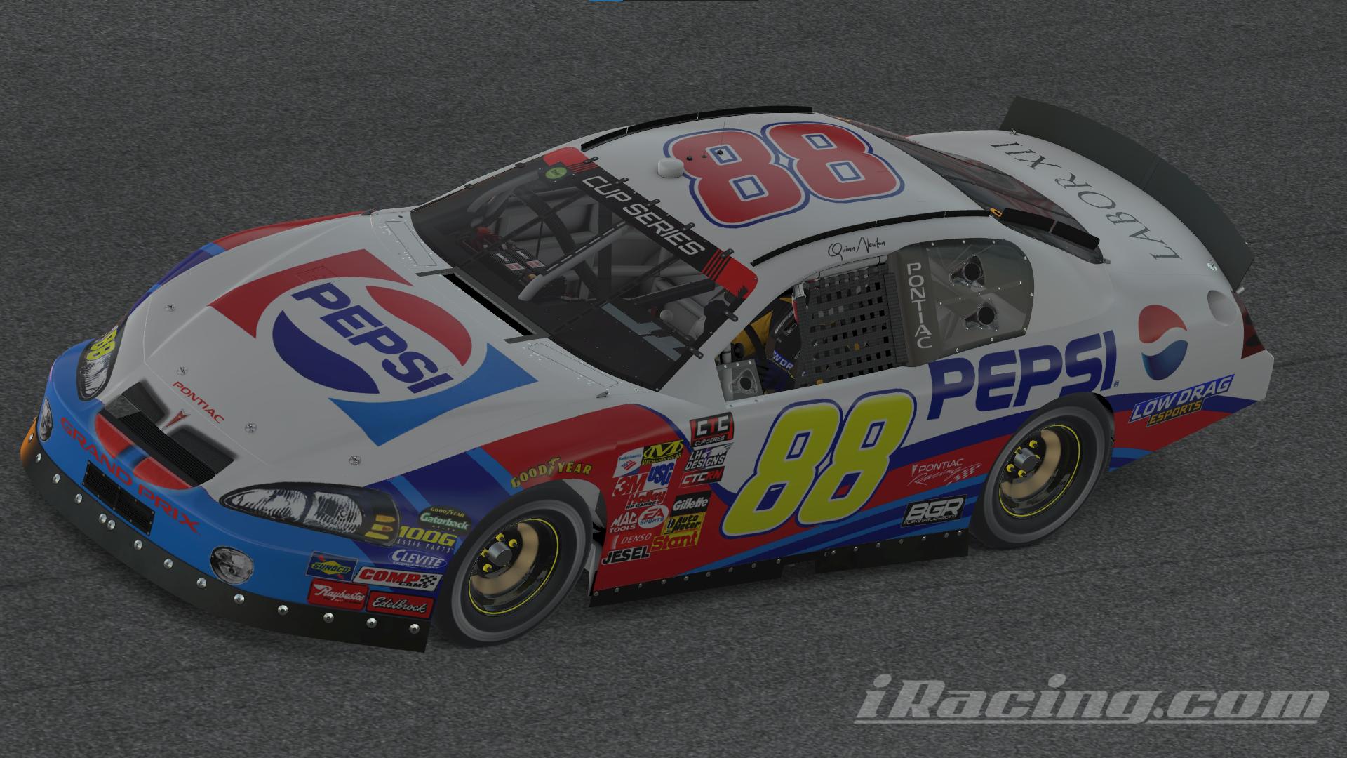 #88 Pepsi Pontiac Grand Prix by Michael Christopher - Trading Paints