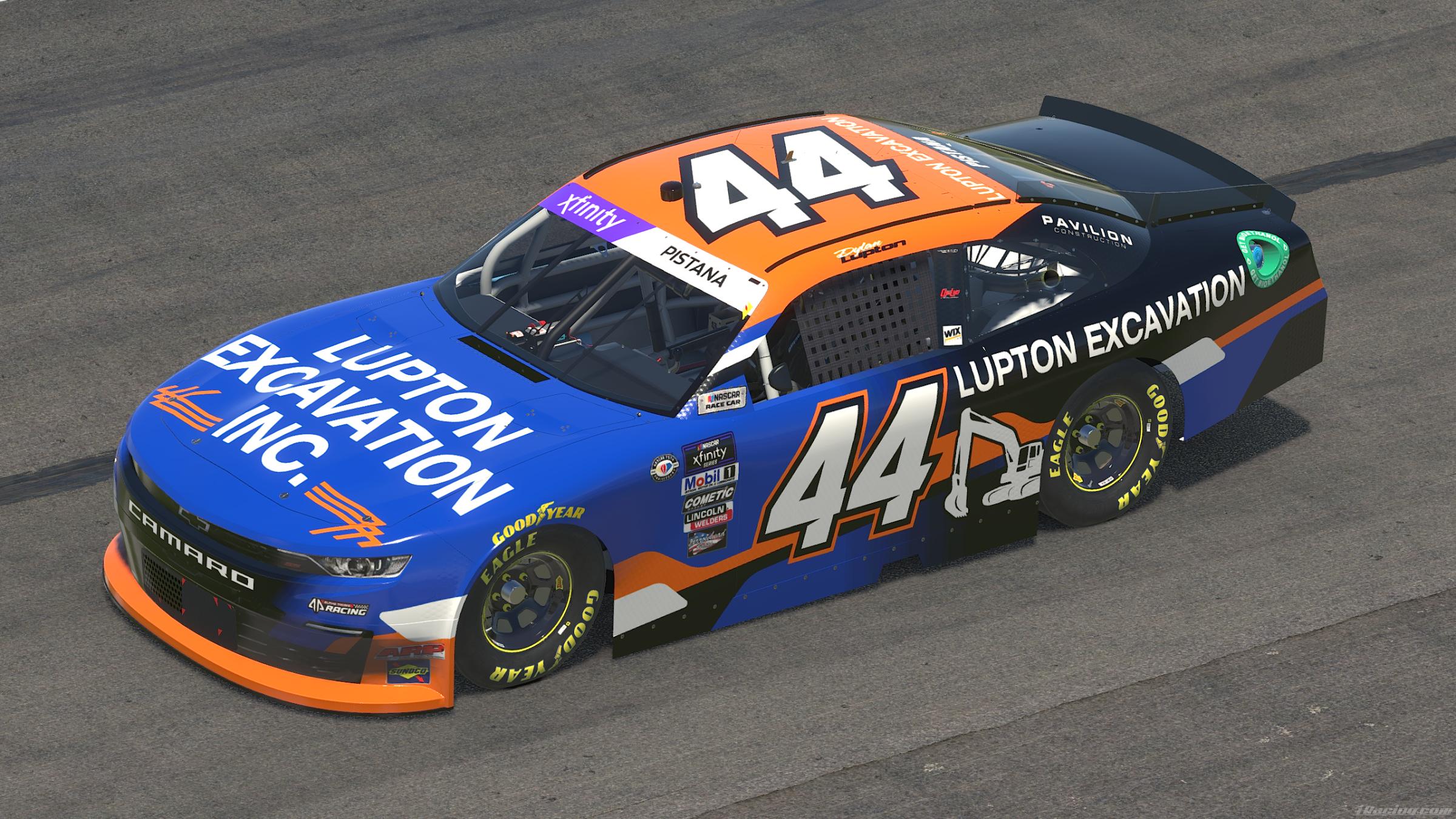 2023 Dylan Lupton #44 Lupton Excavation by Ryan Pistana - Trading Paints