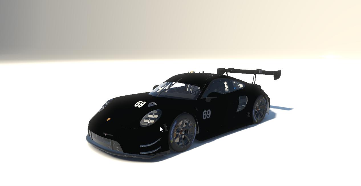 Ghost Black - Porsche 911 GT3 R 992 by Mark Axelson - Trading Paints