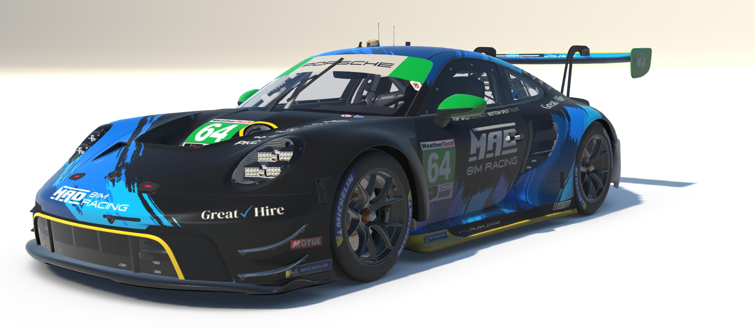 2023 MSR - Porsche 992 GT3R - IMSA by Alan Parris - Trading Paints