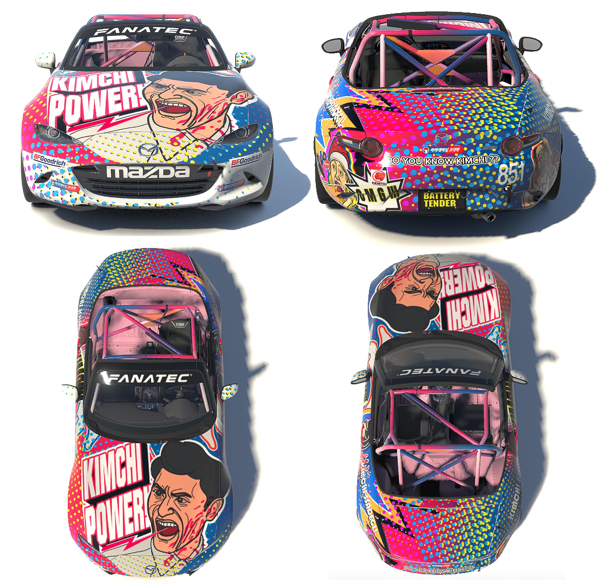 Global Mazda MX-5 Cup Team Kimchi Power by Yun Sung G. - Trading Paints