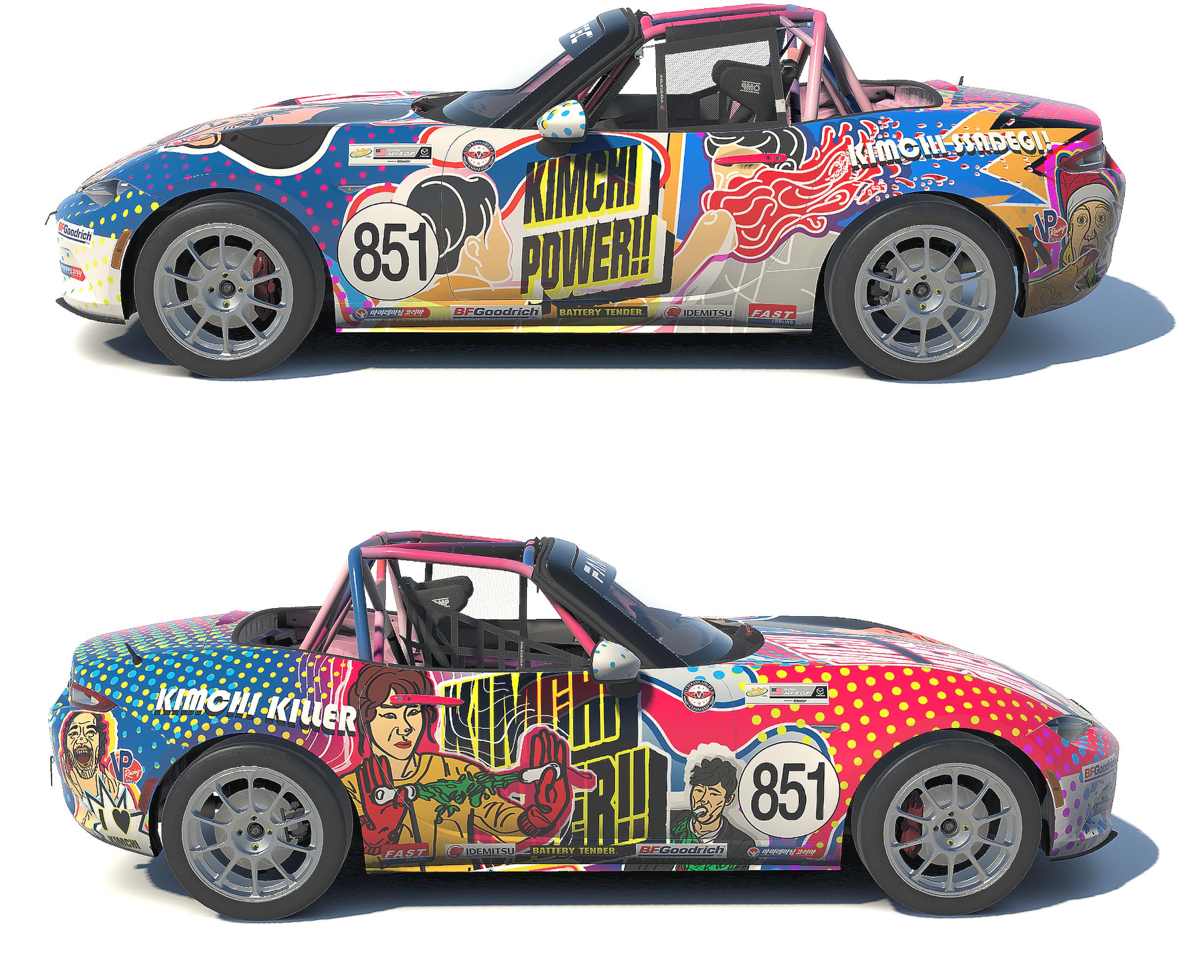 Global Mazda MX-5 Cup Team Kimchi Power by Yun Sung G. - Trading Paints