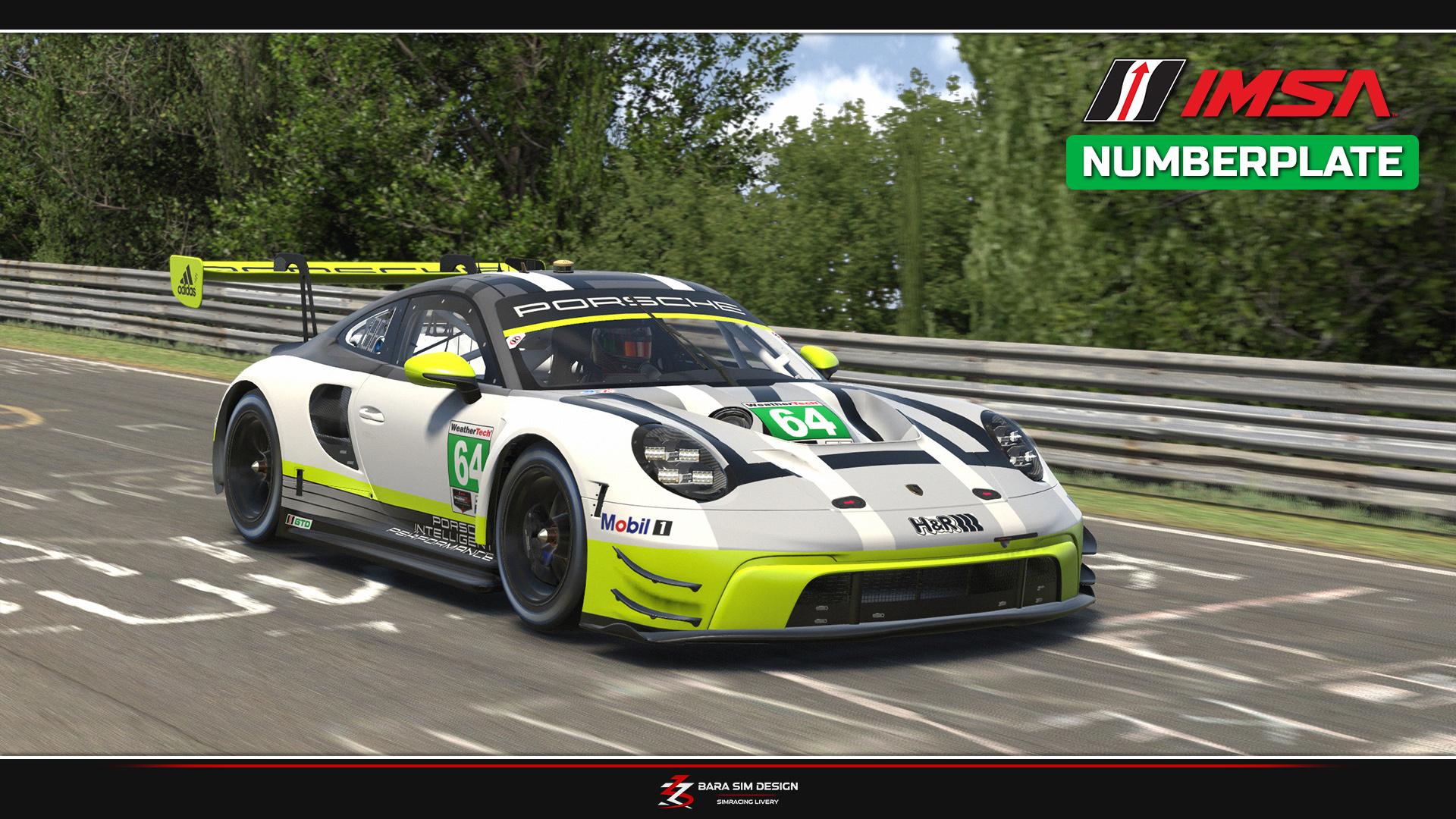 Manthey Racing 2016 Yellow - IMSA numberplate by Julien Ribouleau ...