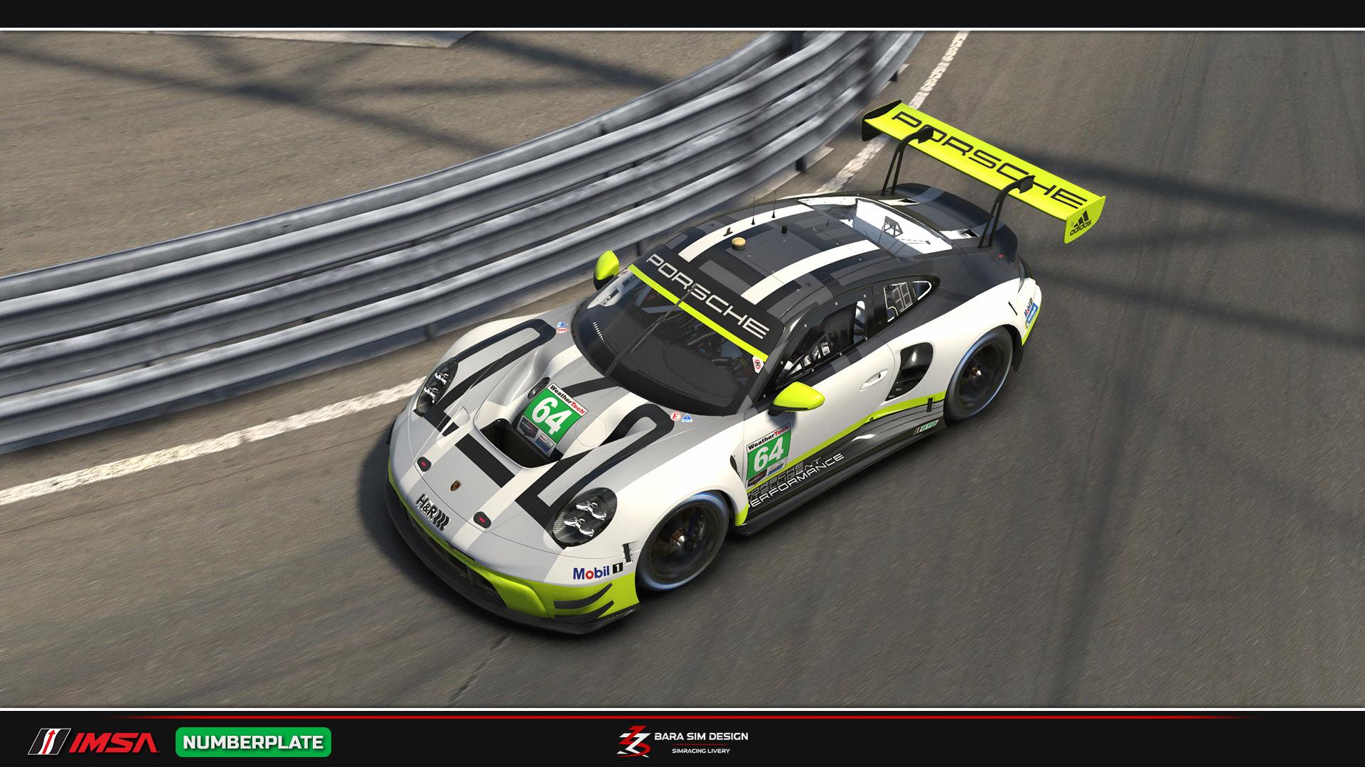 Manthey Racing 2016 Yellow - IMSA numberplate by Julien Ribouleau ...