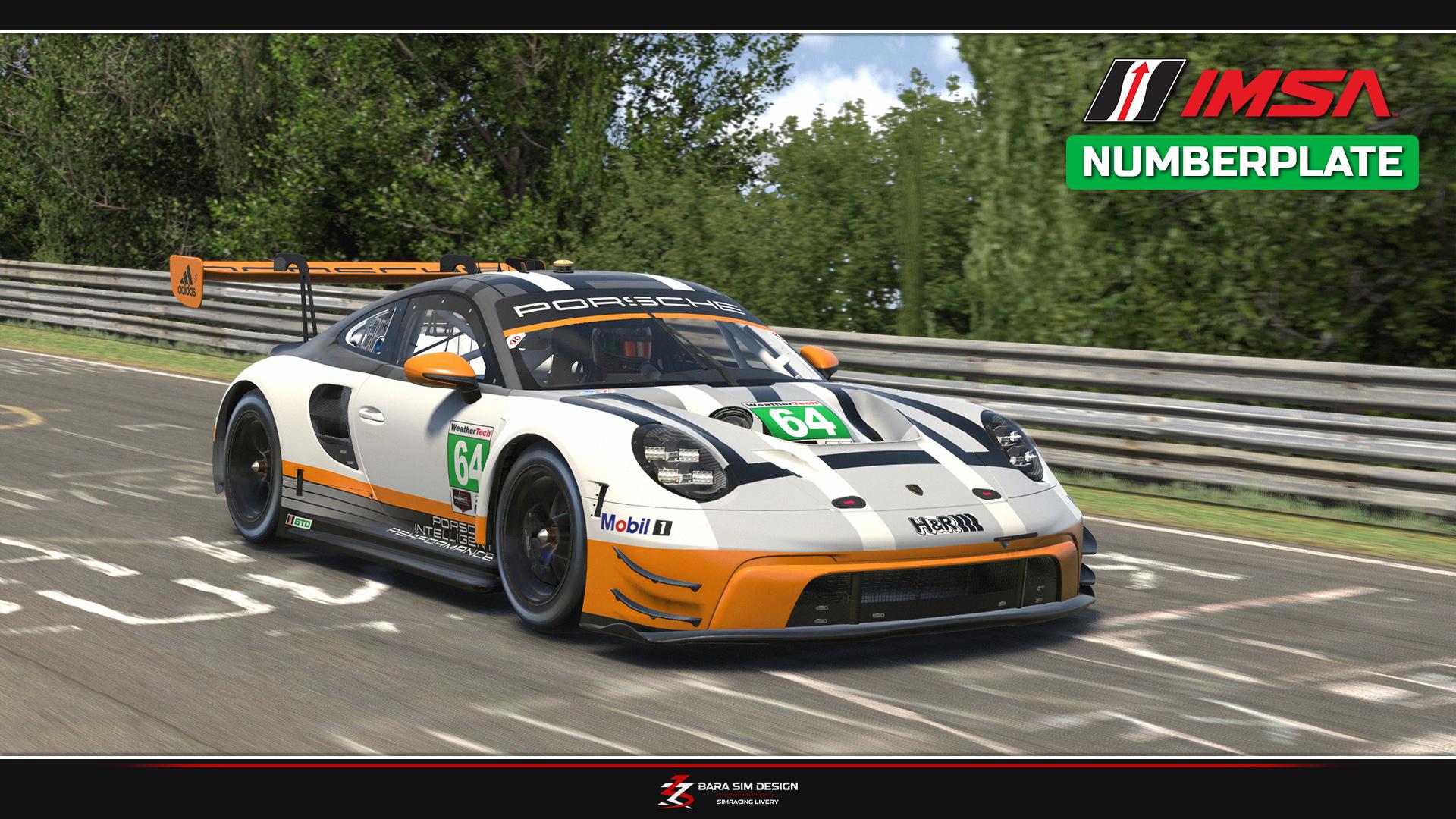 Manthey Racing 2016 Orange - IMSA numberplate by Julien Ribouleau ...