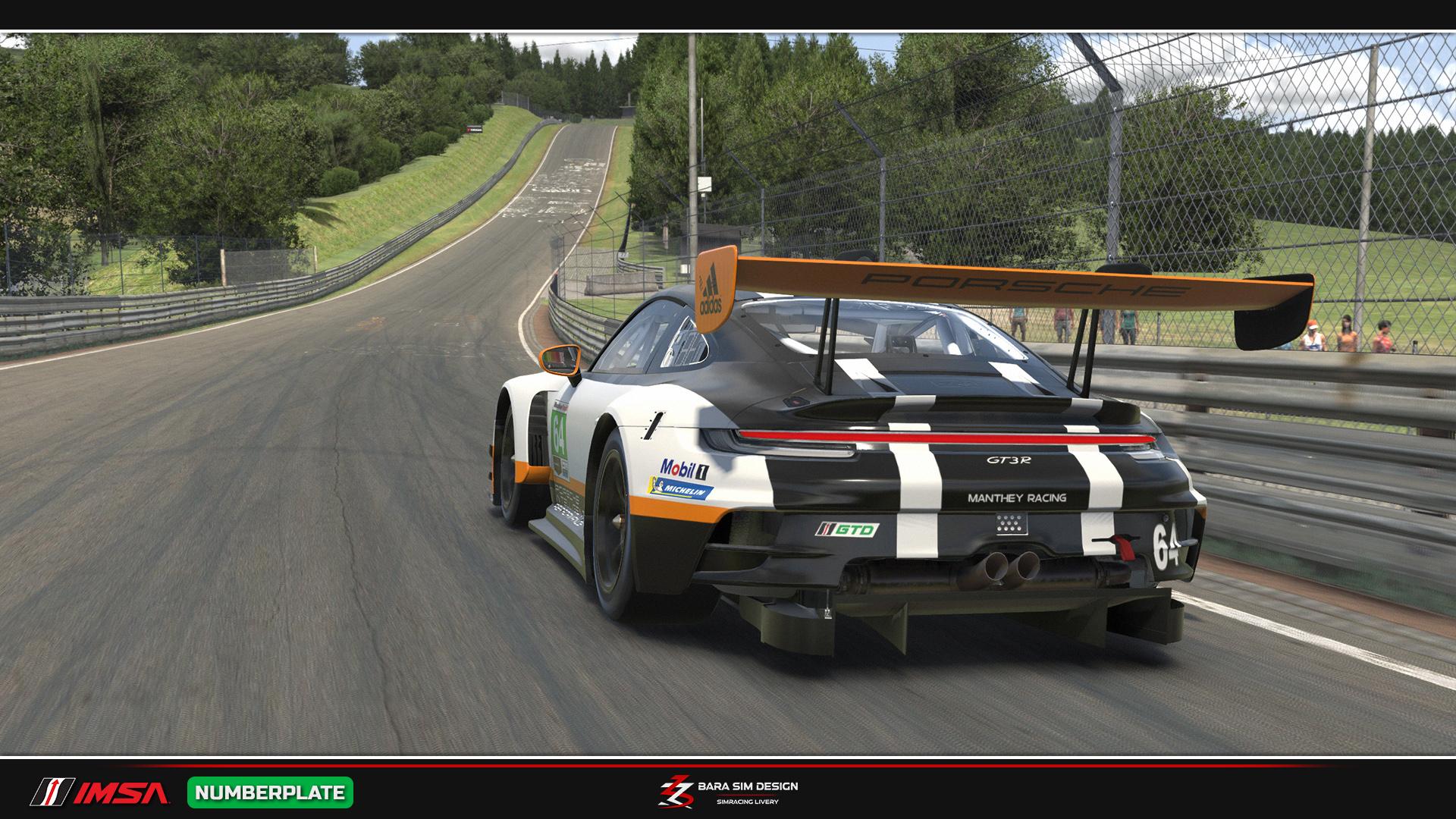 Manthey Racing 2016 Orange - IMSA numberplate by Julien Ribouleau ...