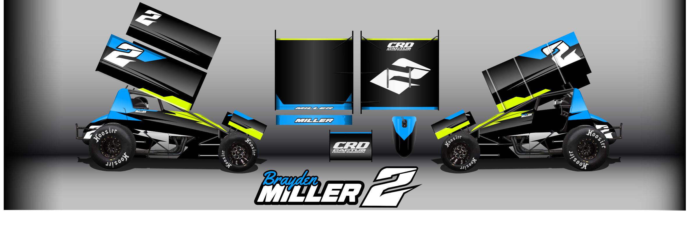 2023 Brayden Miller Sprint Car by Koleton Anderson - Trading Paints