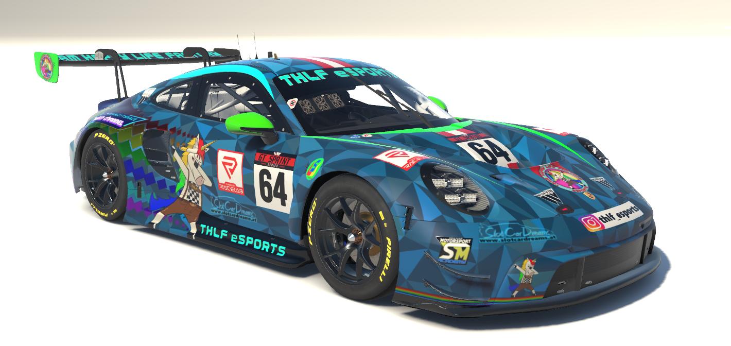THLF eSports Porsche 992r GT3 by Sascha Juritsch - Trading Paints