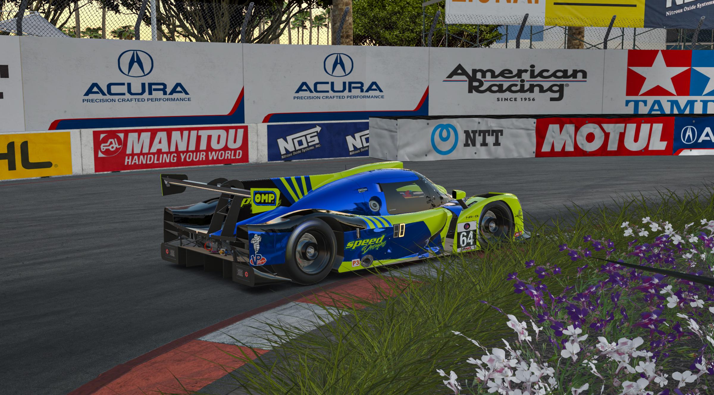 Ligier JS P320 lime and blue chrome by Collyn Hopkins - Trading Paints