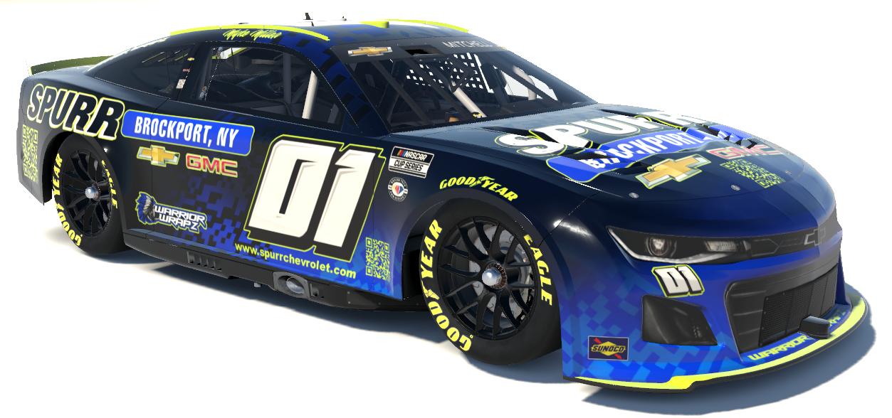 Myke Miller #01 - NASCAR Cup Series Next Gen Chevrolet Camaro ZL1 ...