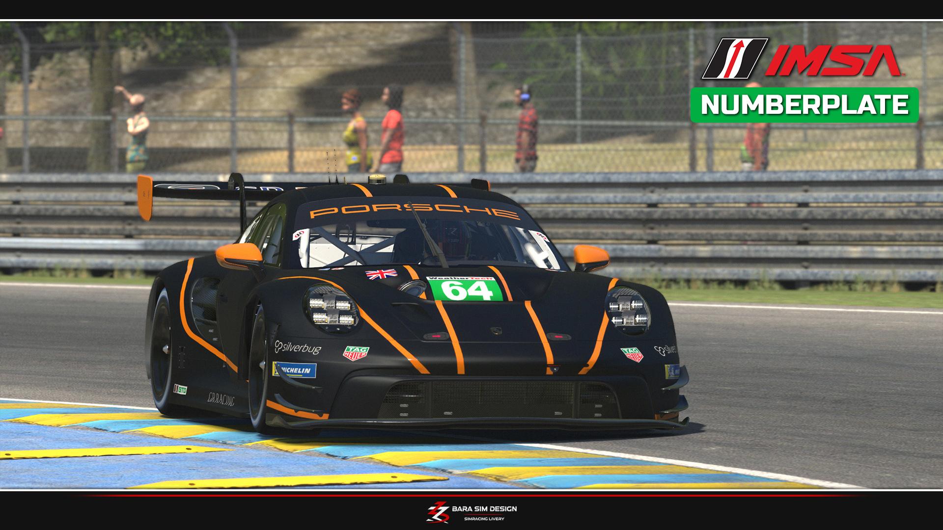 GR Racing 2022 - IMSA Numberplate by Julien Ribouleau - Trading Paints