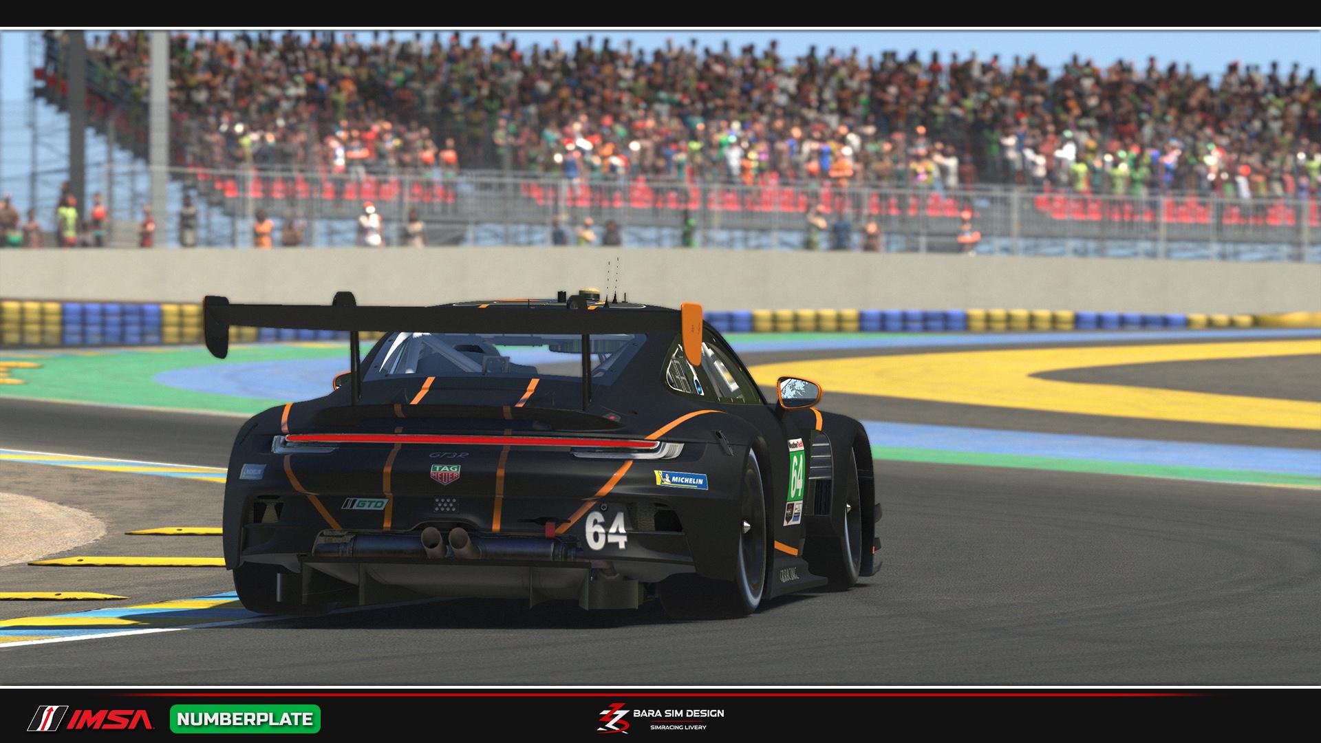GR Racing 2022 - IMSA Numberplate by Julien Ribouleau - Trading Paints