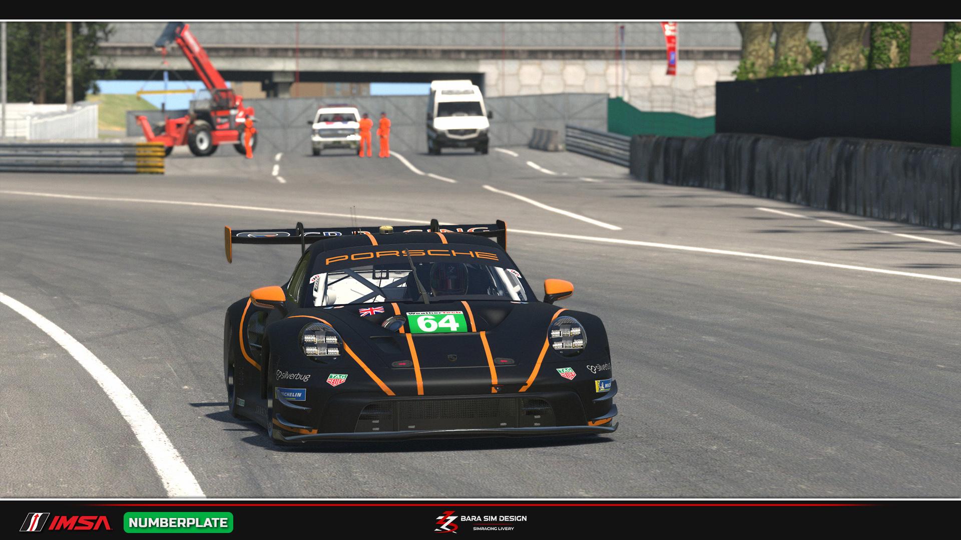 GR Racing 2022 - IMSA Numberplate by Julien Ribouleau - Trading Paints