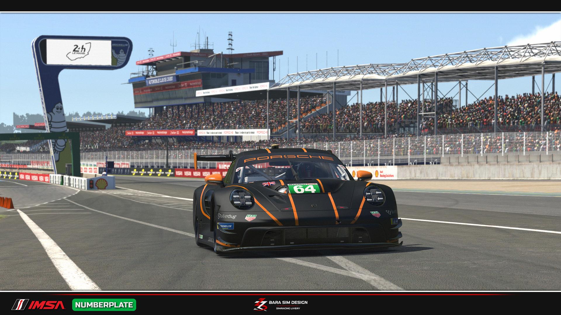 GR Racing 2022 - IMSA Numberplate by Julien Ribouleau - Trading Paints