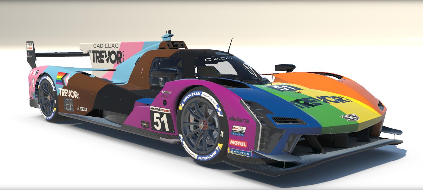 Pride Progress Cadillac V-Series.R GTP by Carson C. - Trading Paints