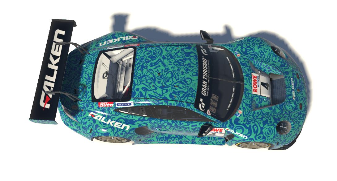 Falken Motorsport Porsche 992r GT3 NLS Camo by Wout V. - Trading Paints