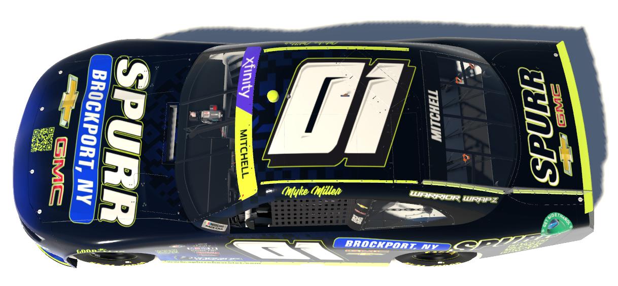 Myke Miller #01 - NASCAR Xfinity Chevrolet Camaro - SPURR Brockport by ...