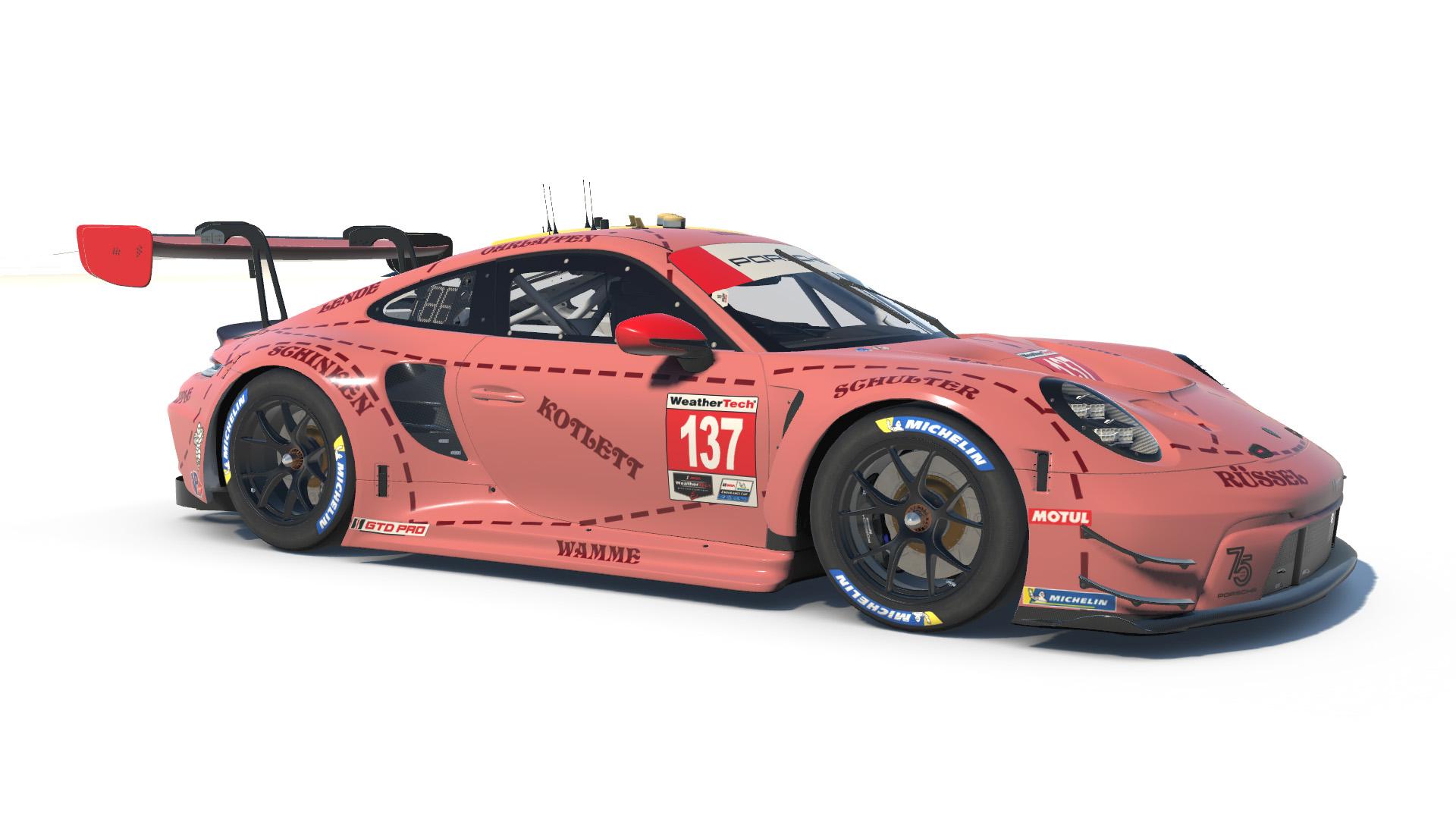 Pink Pig IMSA GTD Pro by Bill Krause - Trading Paints