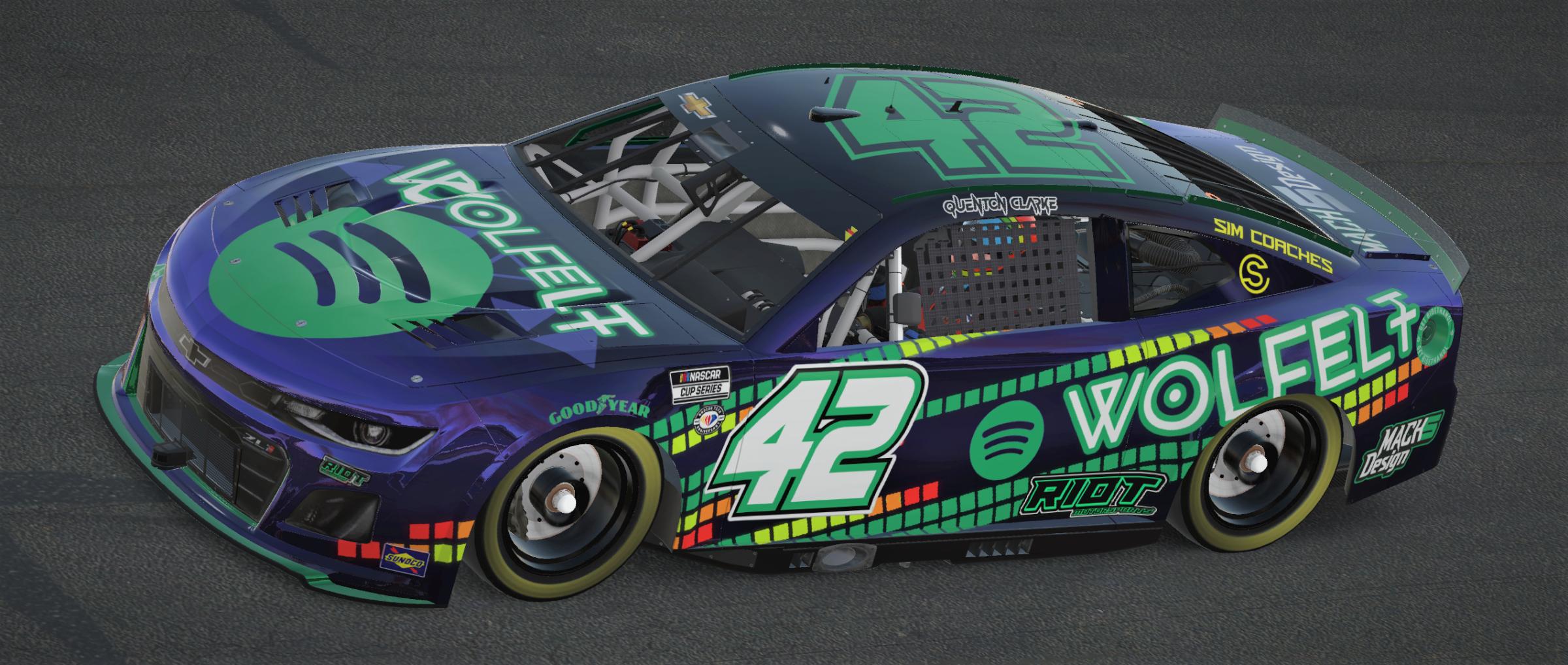 Wolfelt / Mach 5 Design RIOT #42 Night by Quenton A C. - Trading Paints