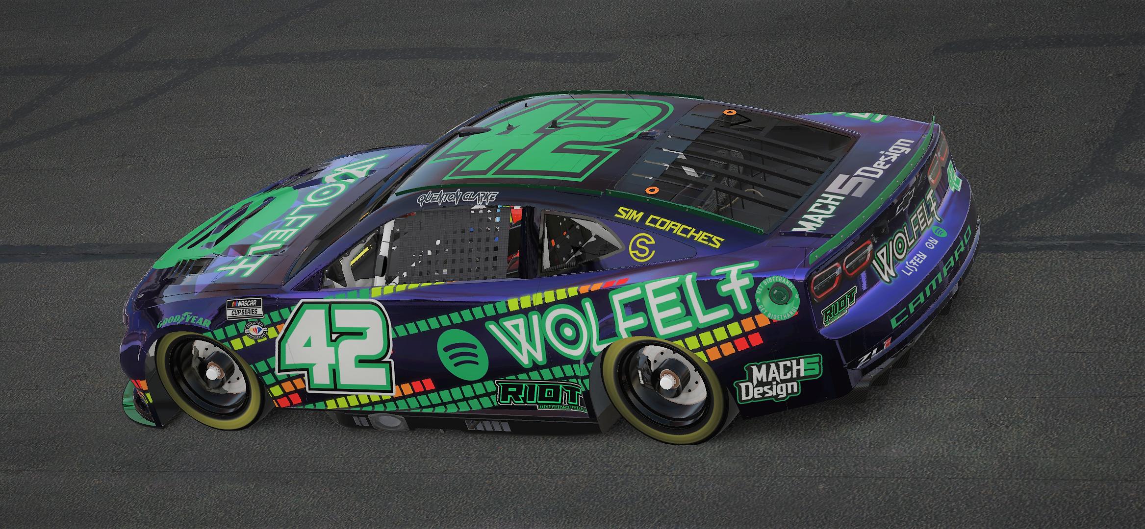 Wolfelt / Mach 5 Design RIOT #42 Night by Quenton A C. - Trading Paints